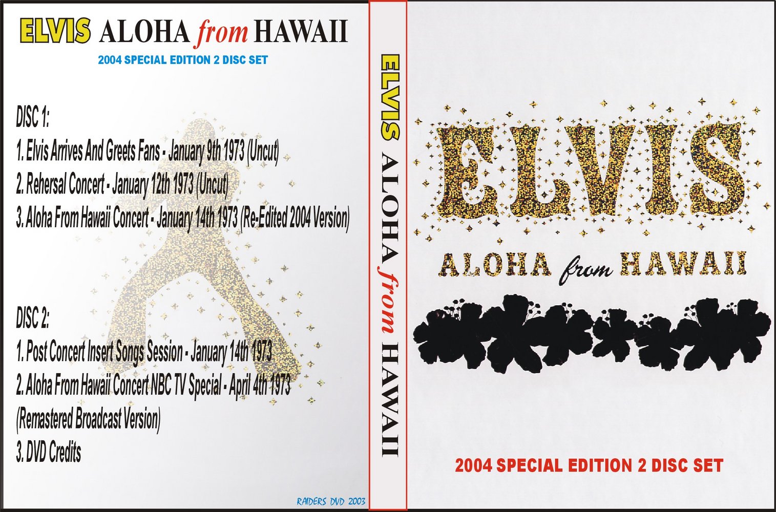 Elvis Presley Aloha From Hawaii (2004) : Front | DVD Covers | Cover ...